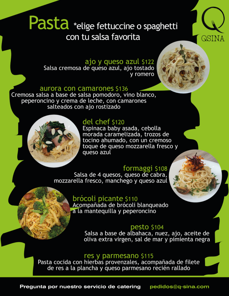 Menú – Qsina
